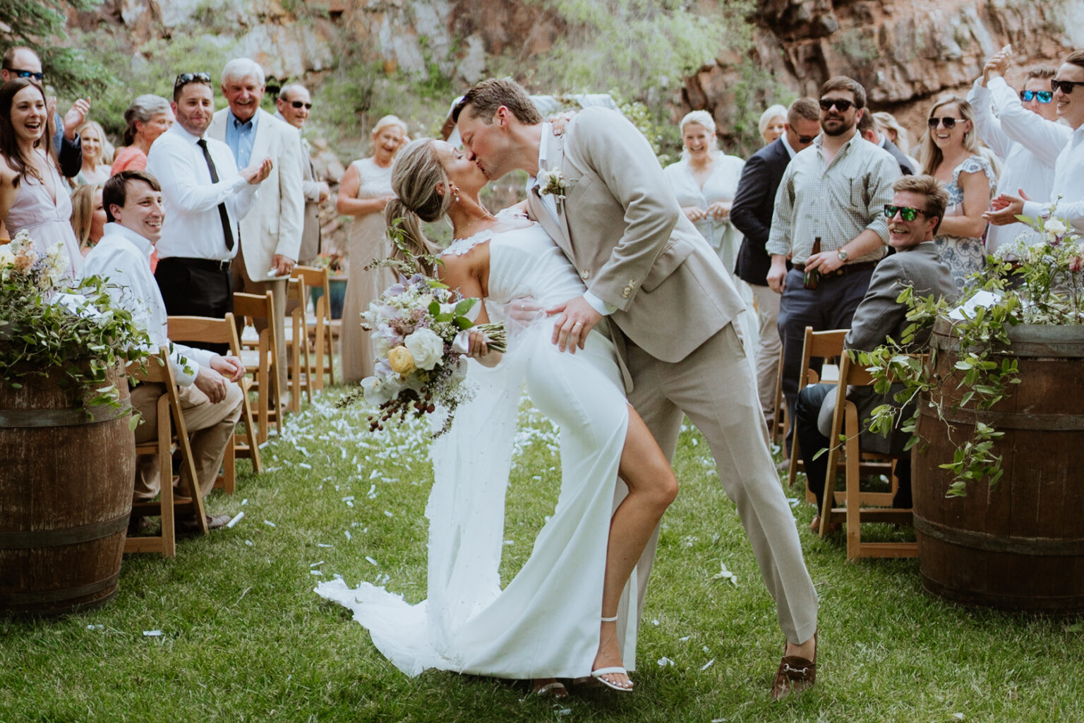 Experience Rustic Charm Of A Lyons Farmette Wedding